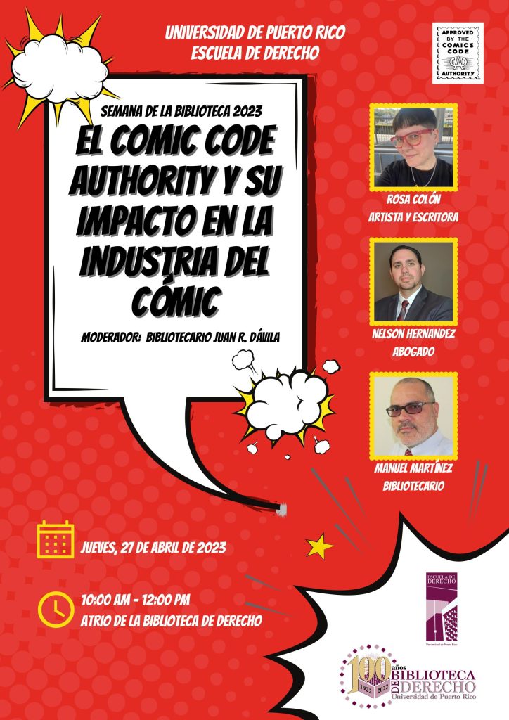 Semana de la Biblioteca 2023, a celebrarse del 24 – 28 de abril de 2023 – Escuela de Derecho UPR